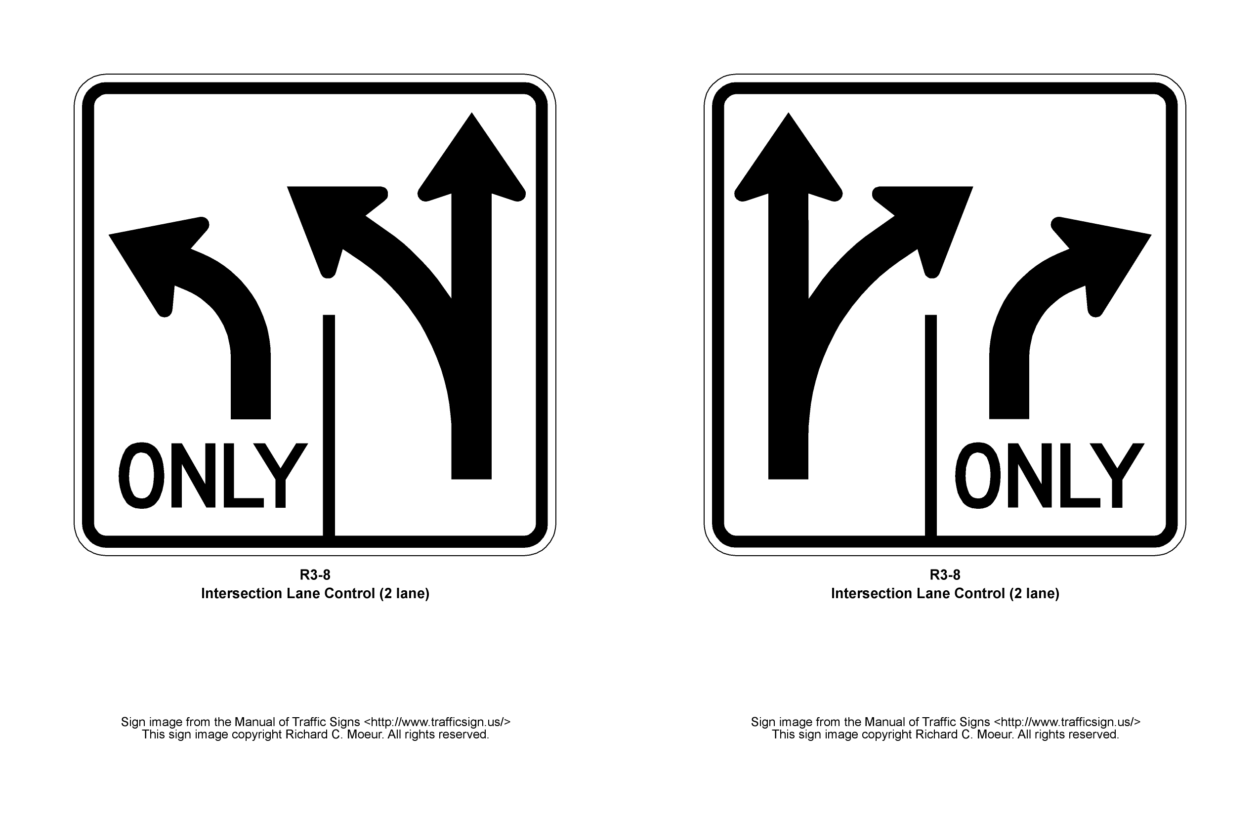 Manual of Traffic Signs - R3 Series Signs