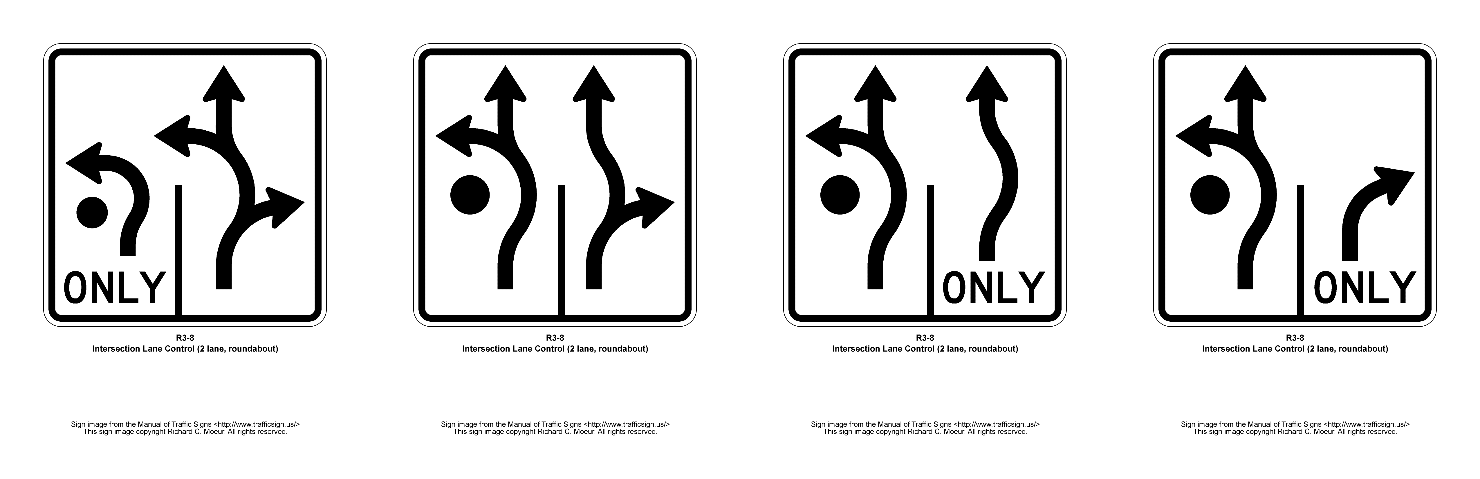 Manual of Traffic Signs - R3 Series Signs