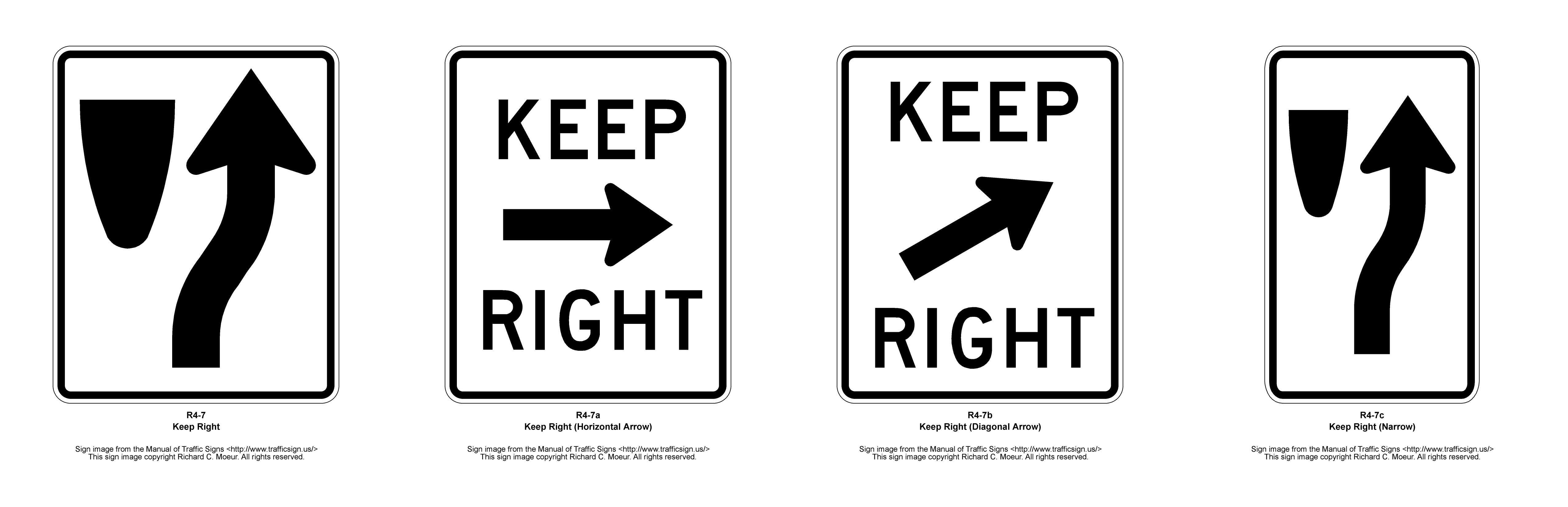 Manual of Traffic Signs - R4 Series Signs