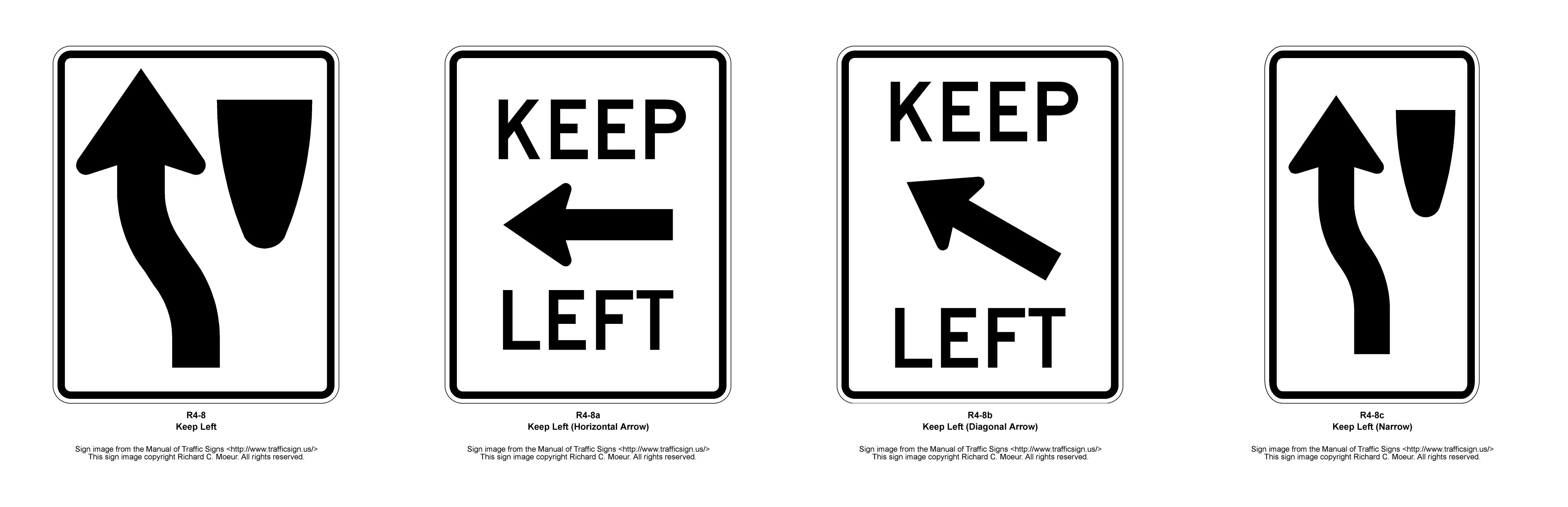 Manual of Traffic Signs - R4 Series Signs