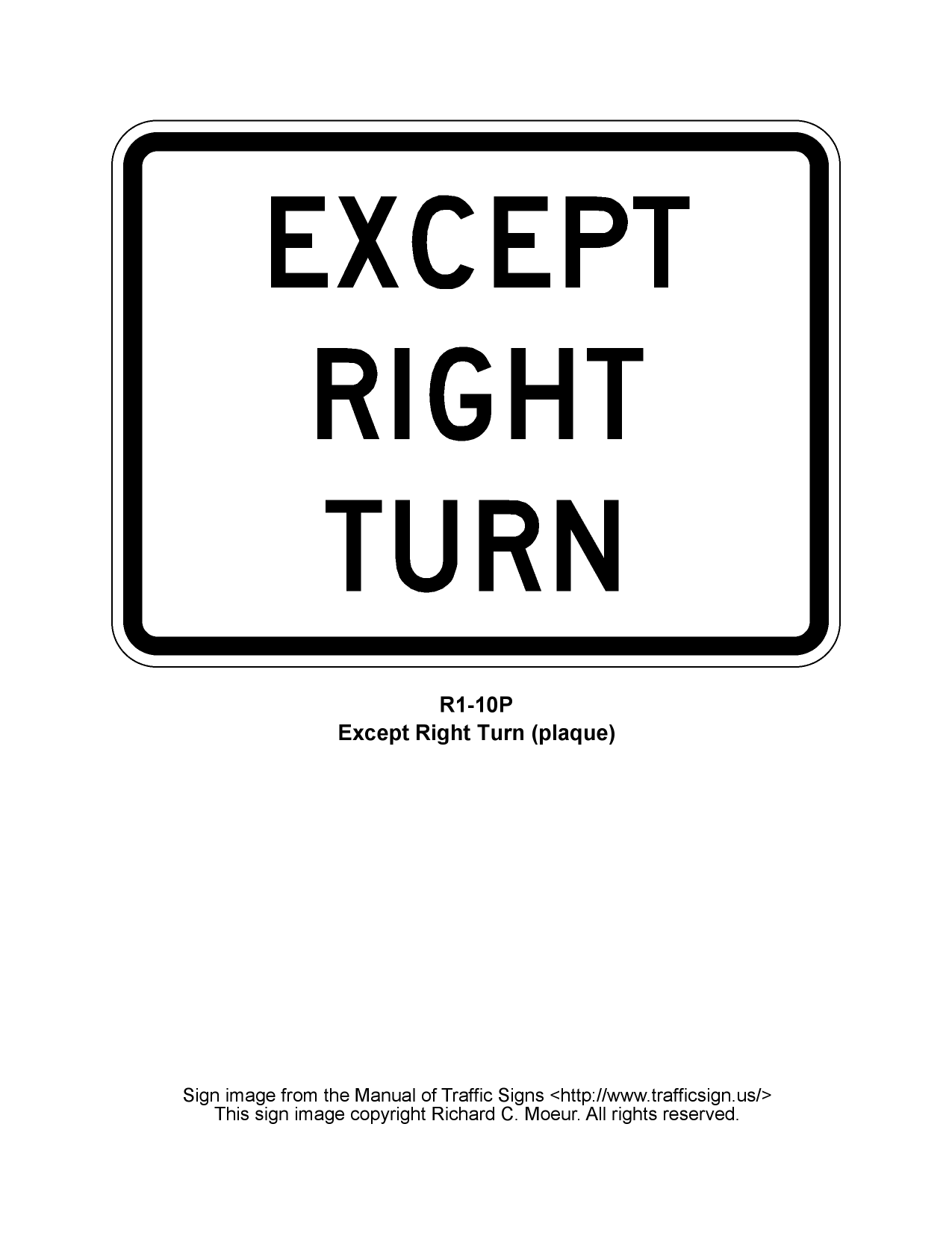 Manual of Traffic Signs - R1 Series Signs