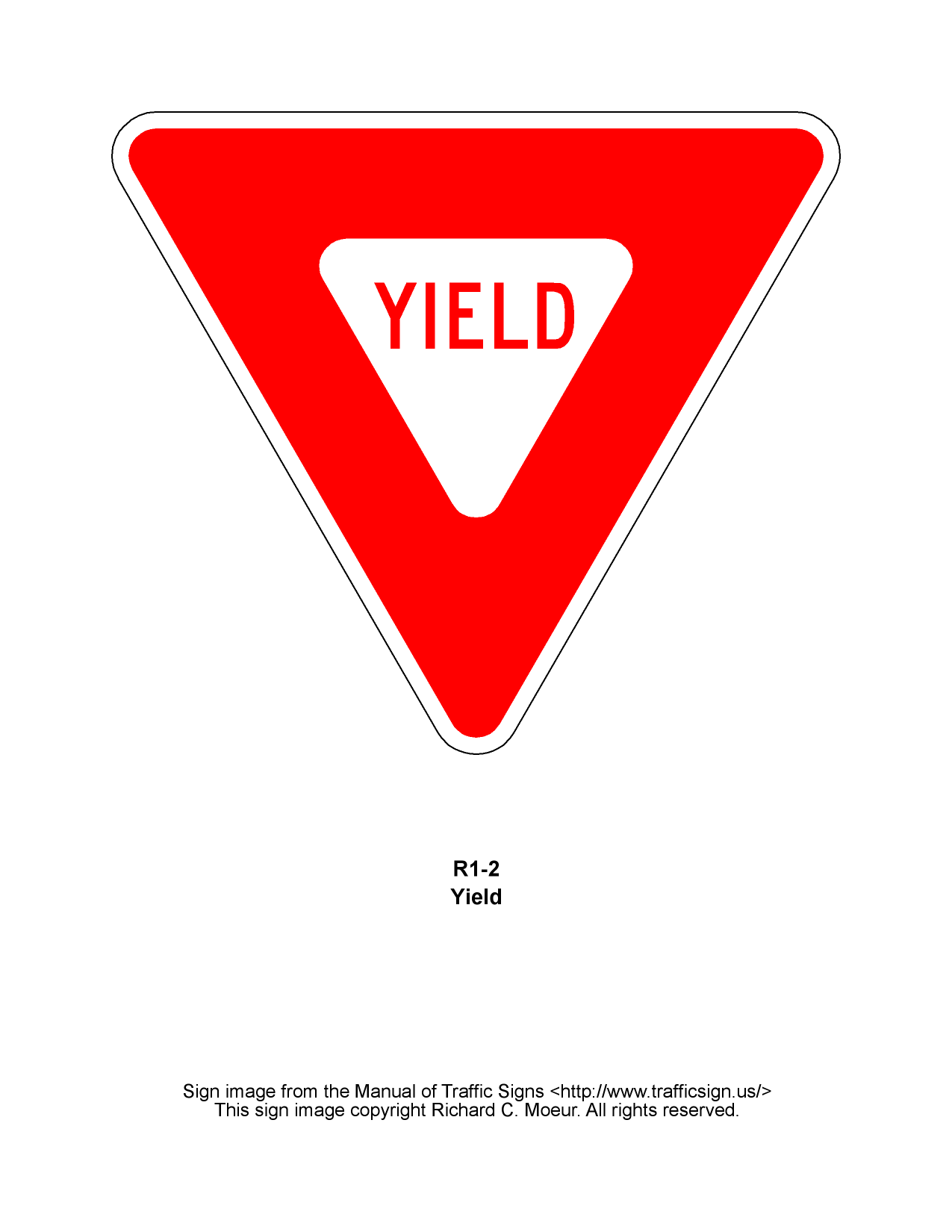 Manual of Traffic Signs - R1 Series Signs