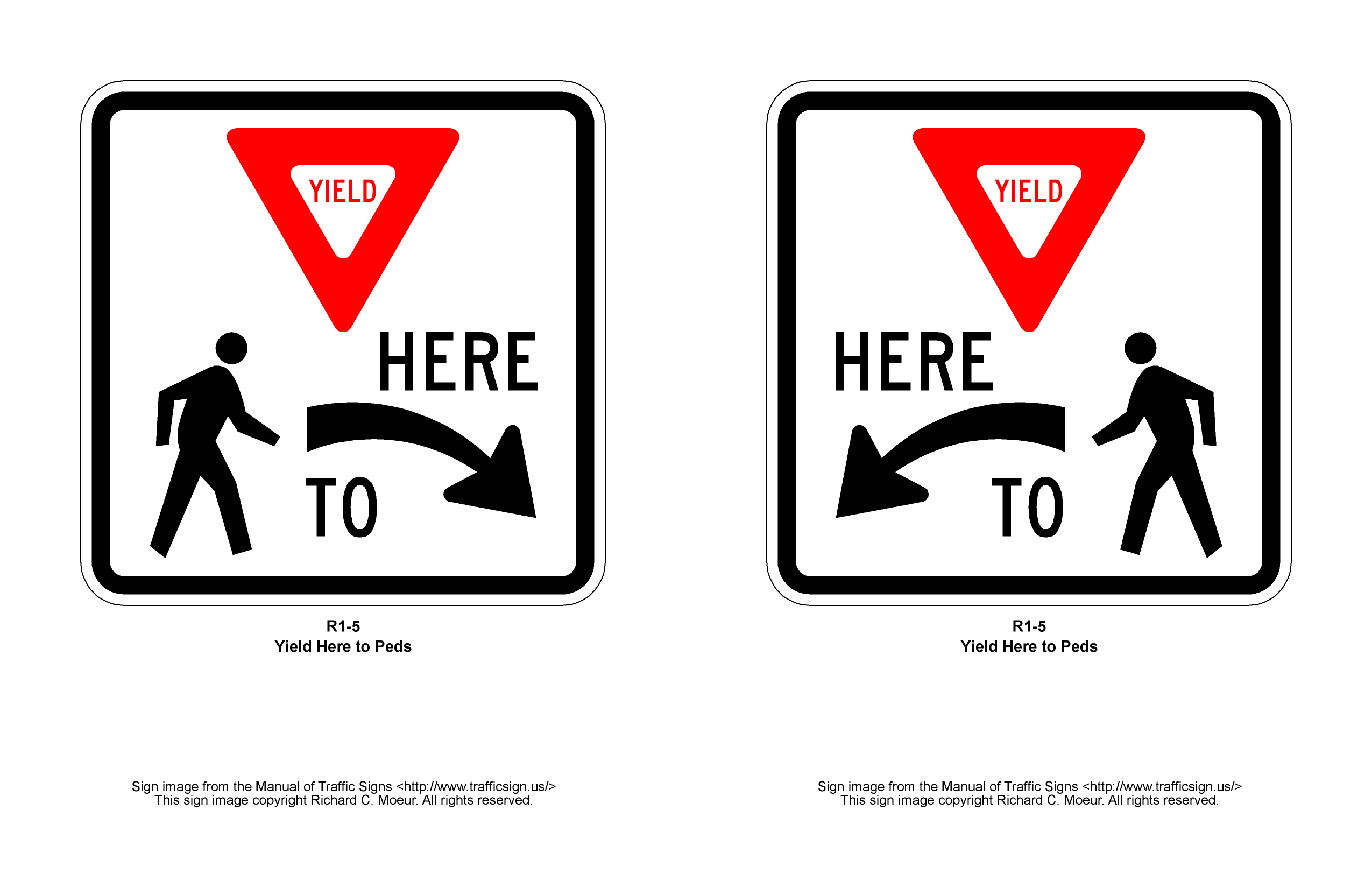 Manual of Traffic Signs - R1 Series Signs