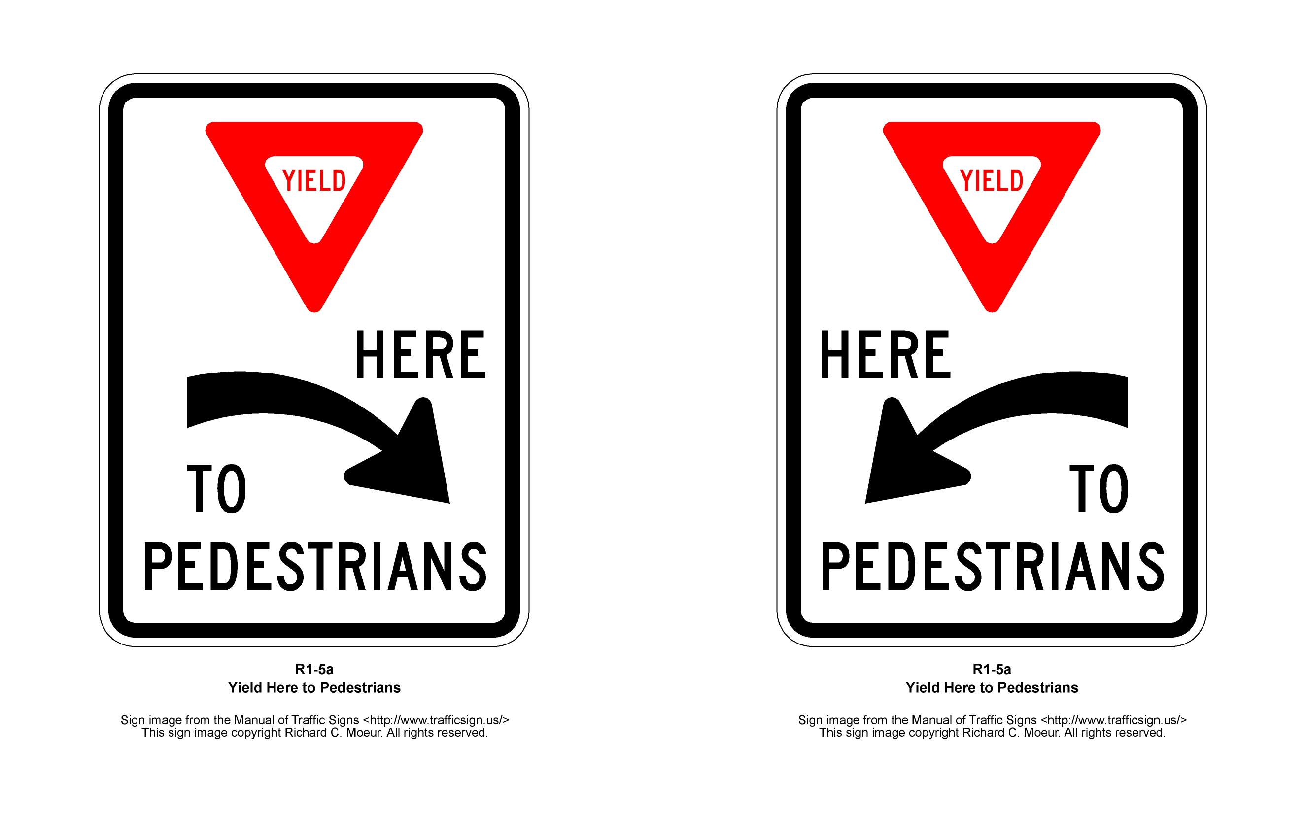 Manual of Traffic Signs - R1 Series Signs