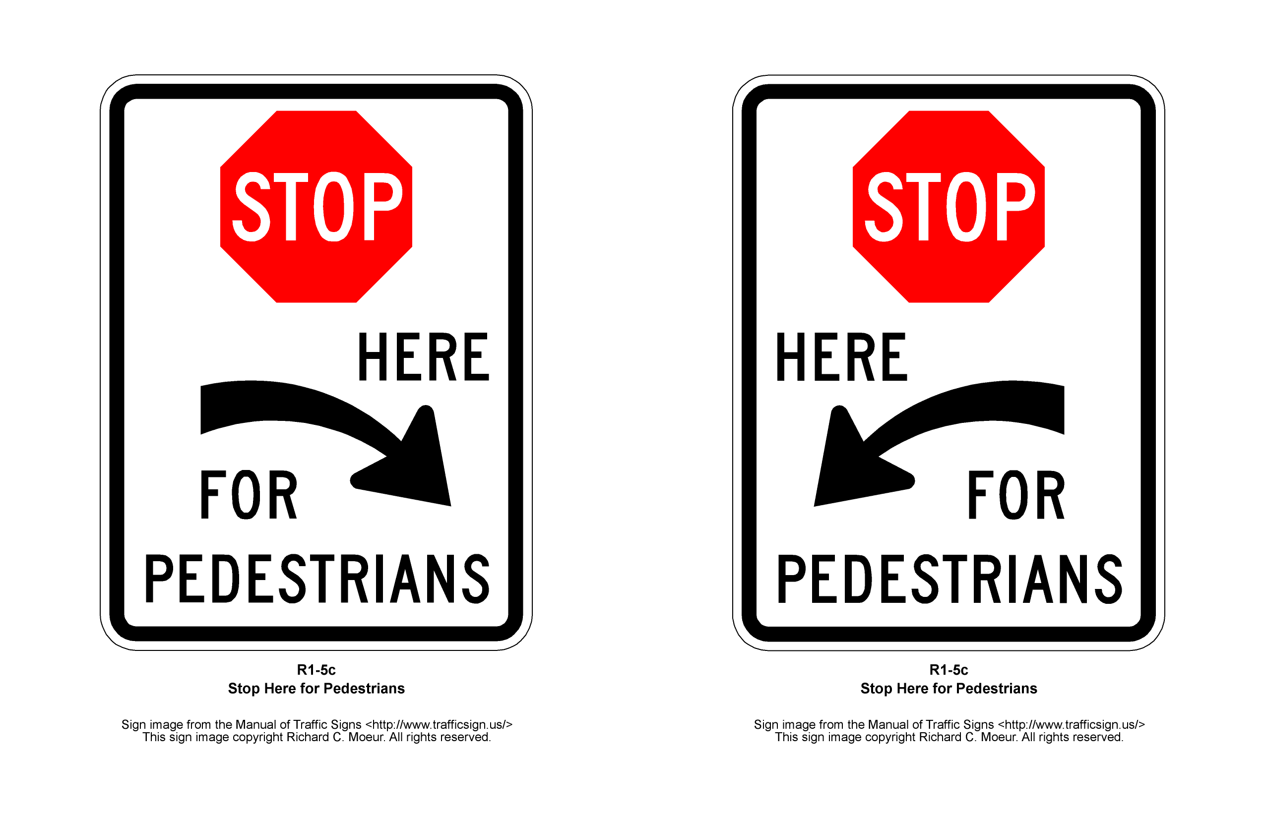 Manual of Traffic Signs - R1 Series Signs