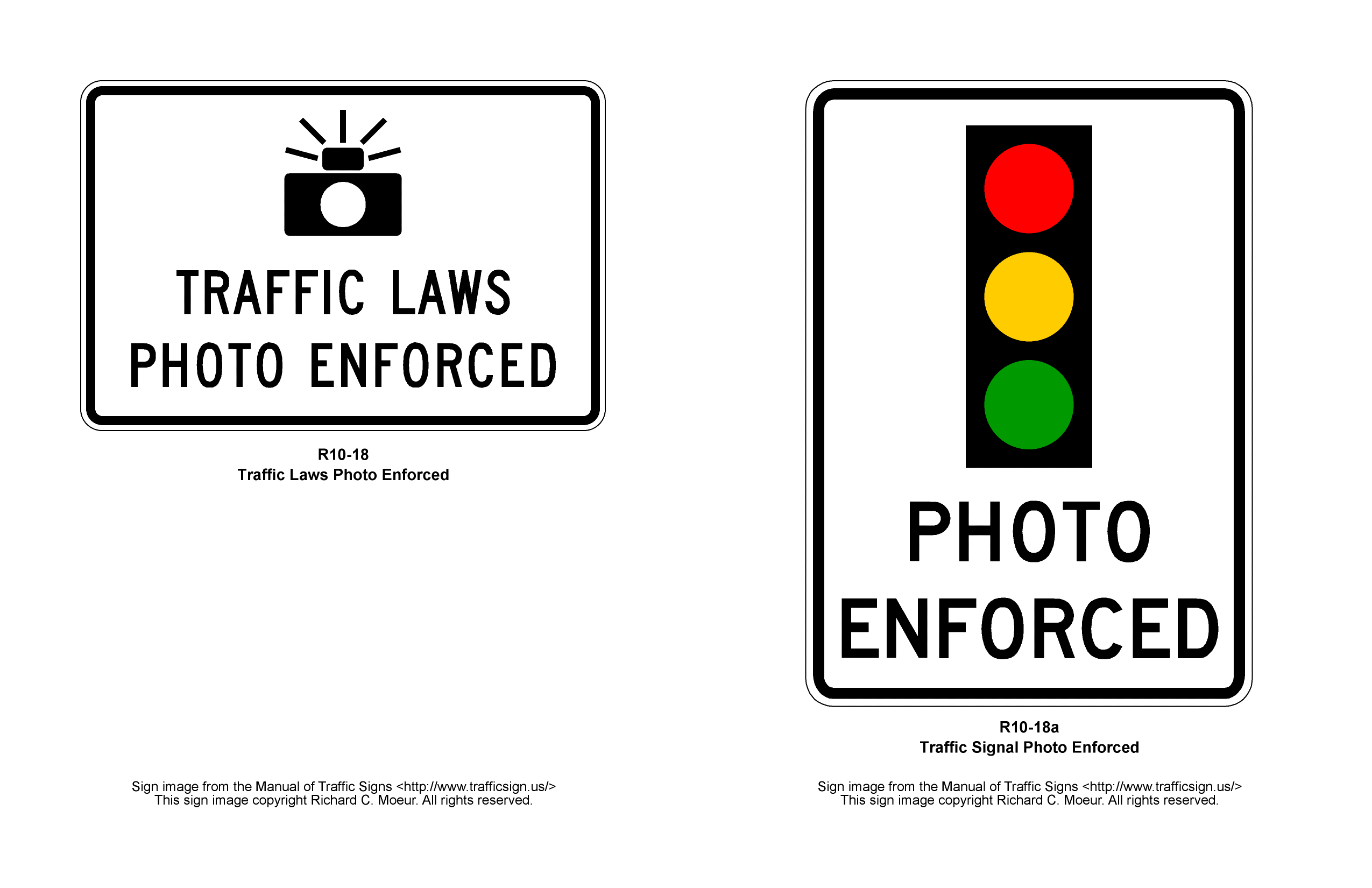Manual of Traffic Signs - R10 Series Signs