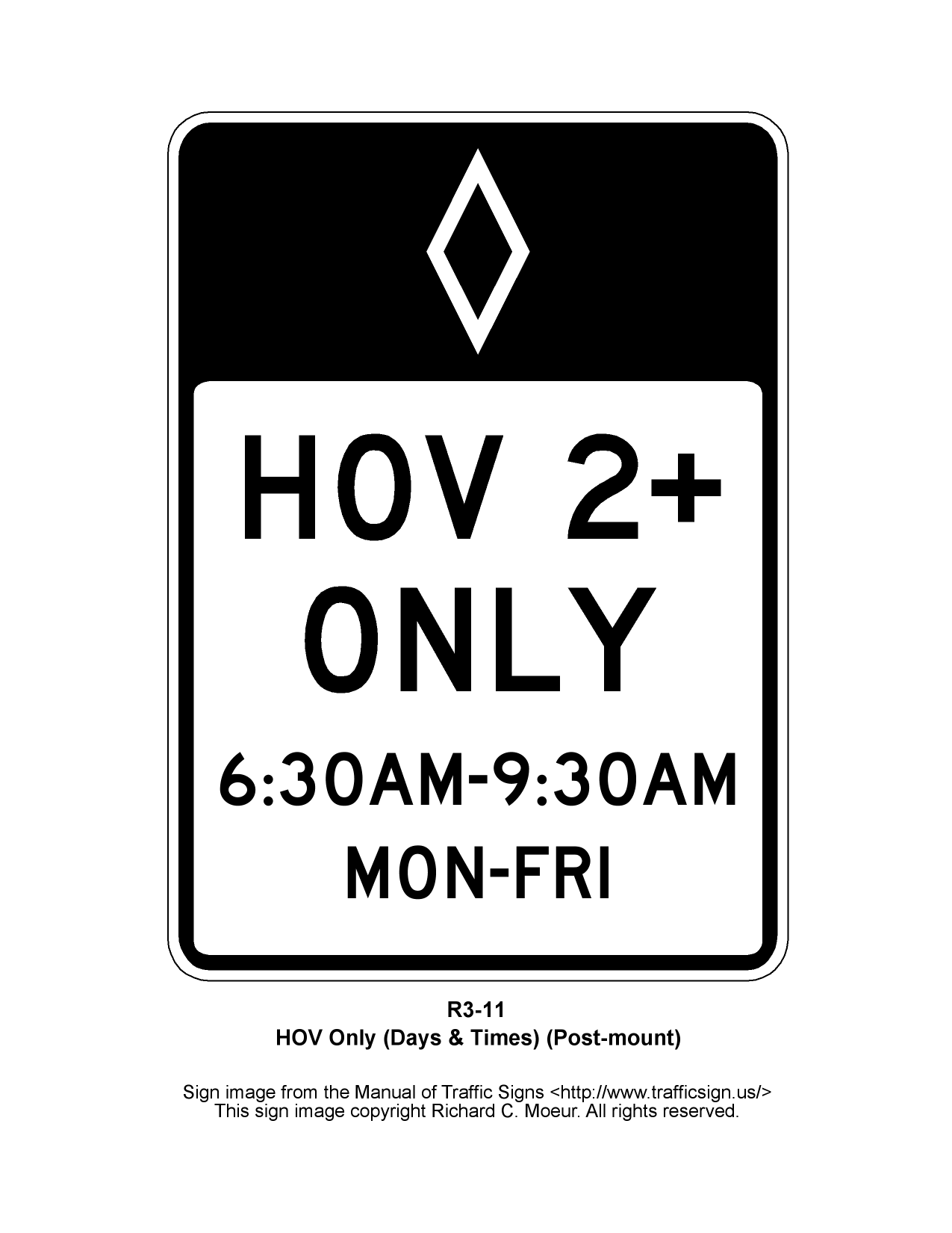 Manual of Traffic Signs - R3 Series Signs
