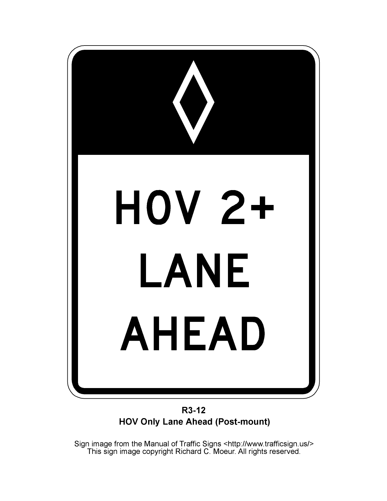 Manual of Traffic Signs - R3 Series Signs