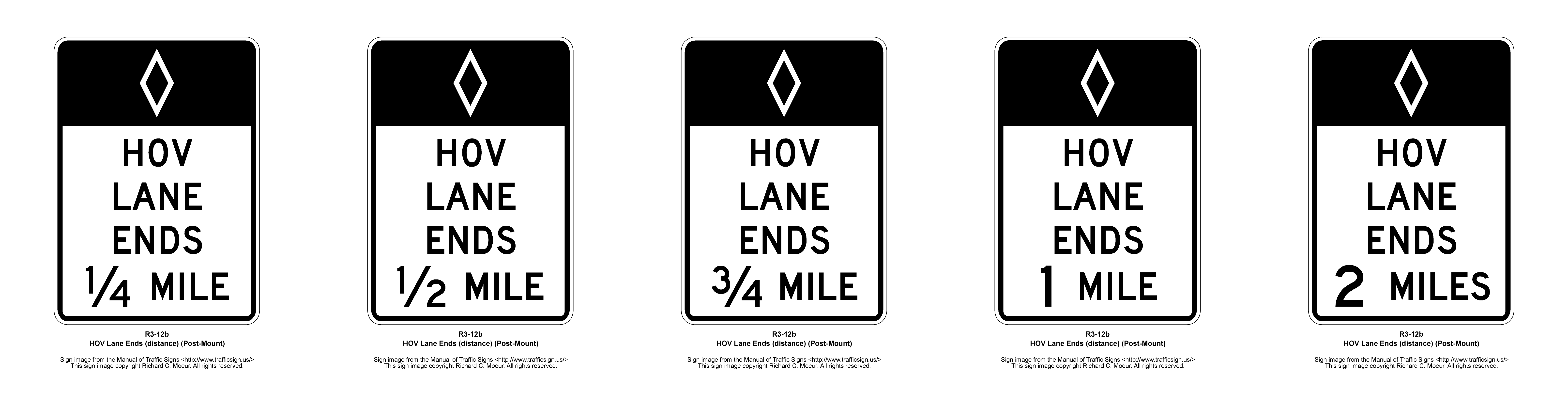 Manual of Traffic Signs - R3 Series Signs