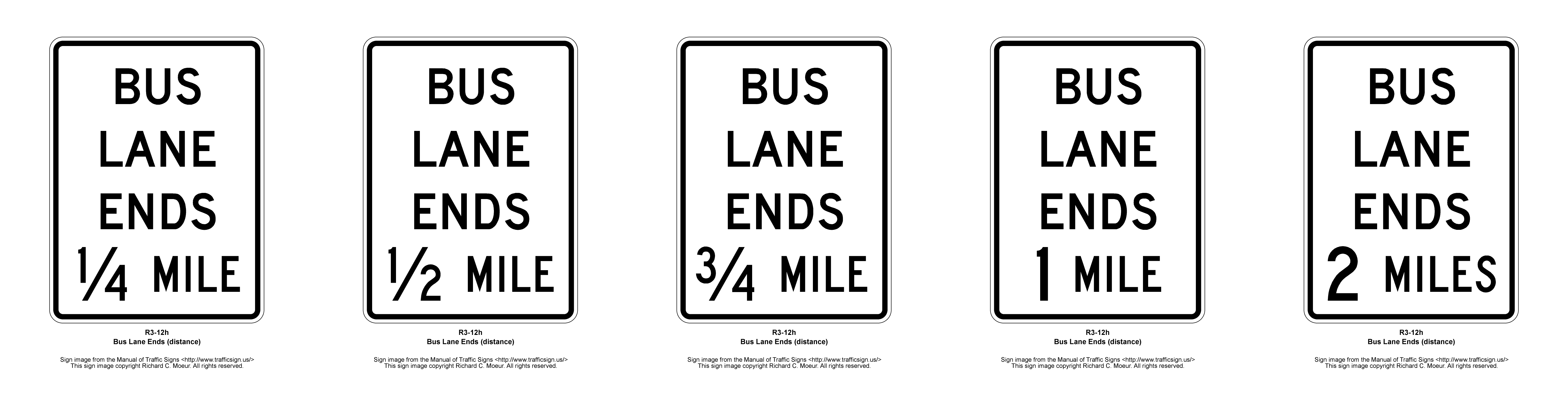 Manual of Traffic Signs - R3 Series Signs