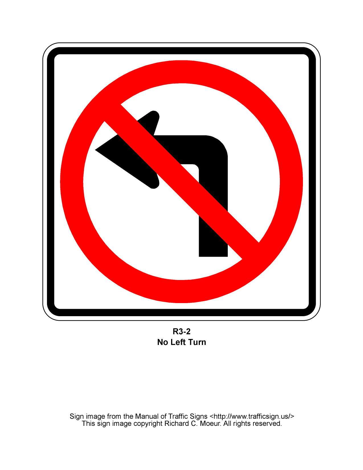 Manual of Traffic Signs - R3 Series Signs