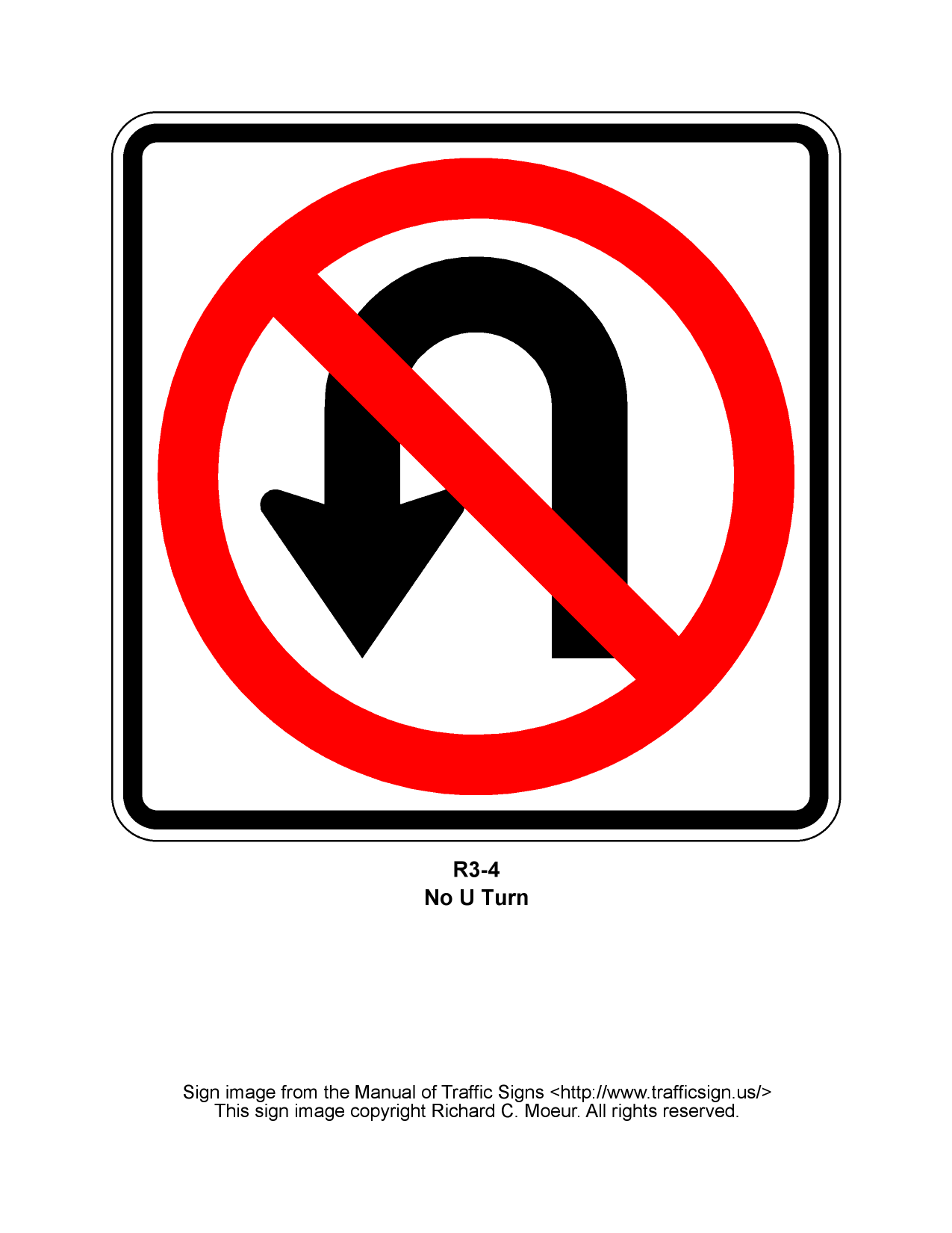 Manual of Traffic Signs - R3 Series Signs