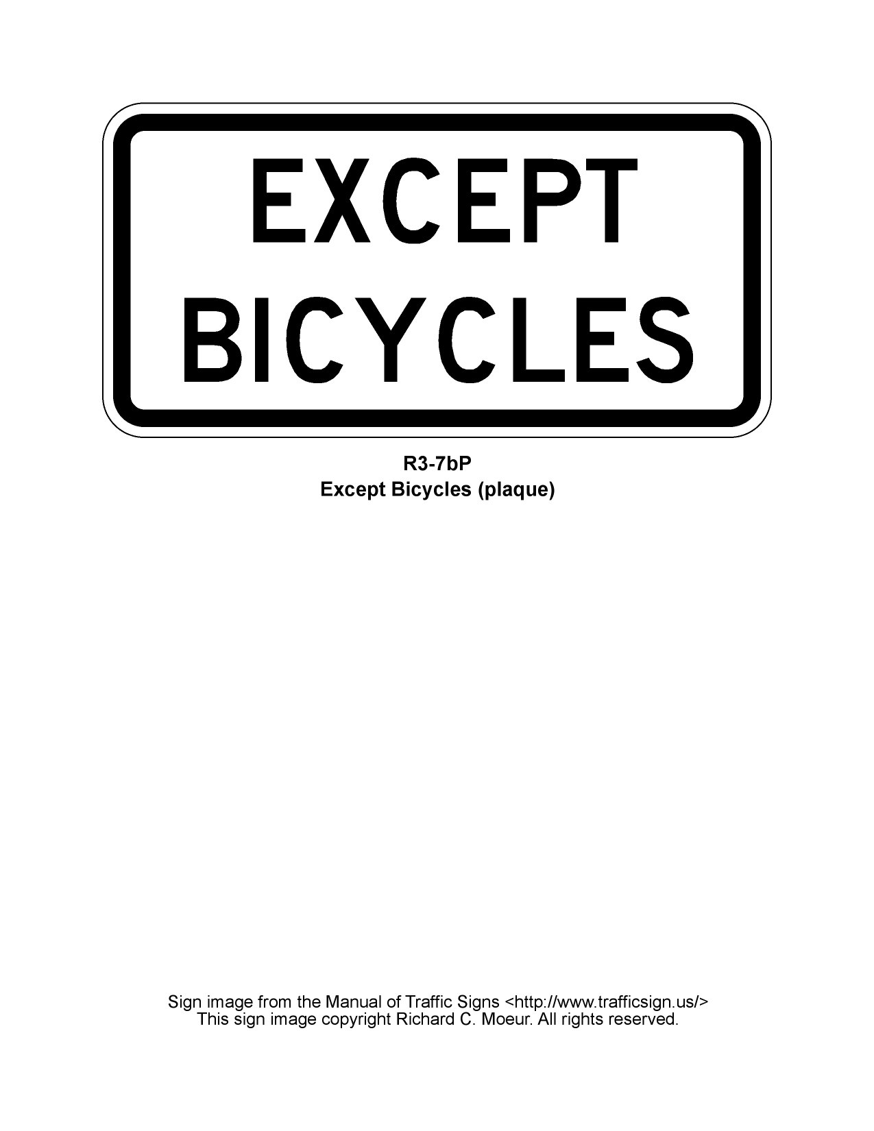 Manual of Traffic Signs - R3 Series Signs