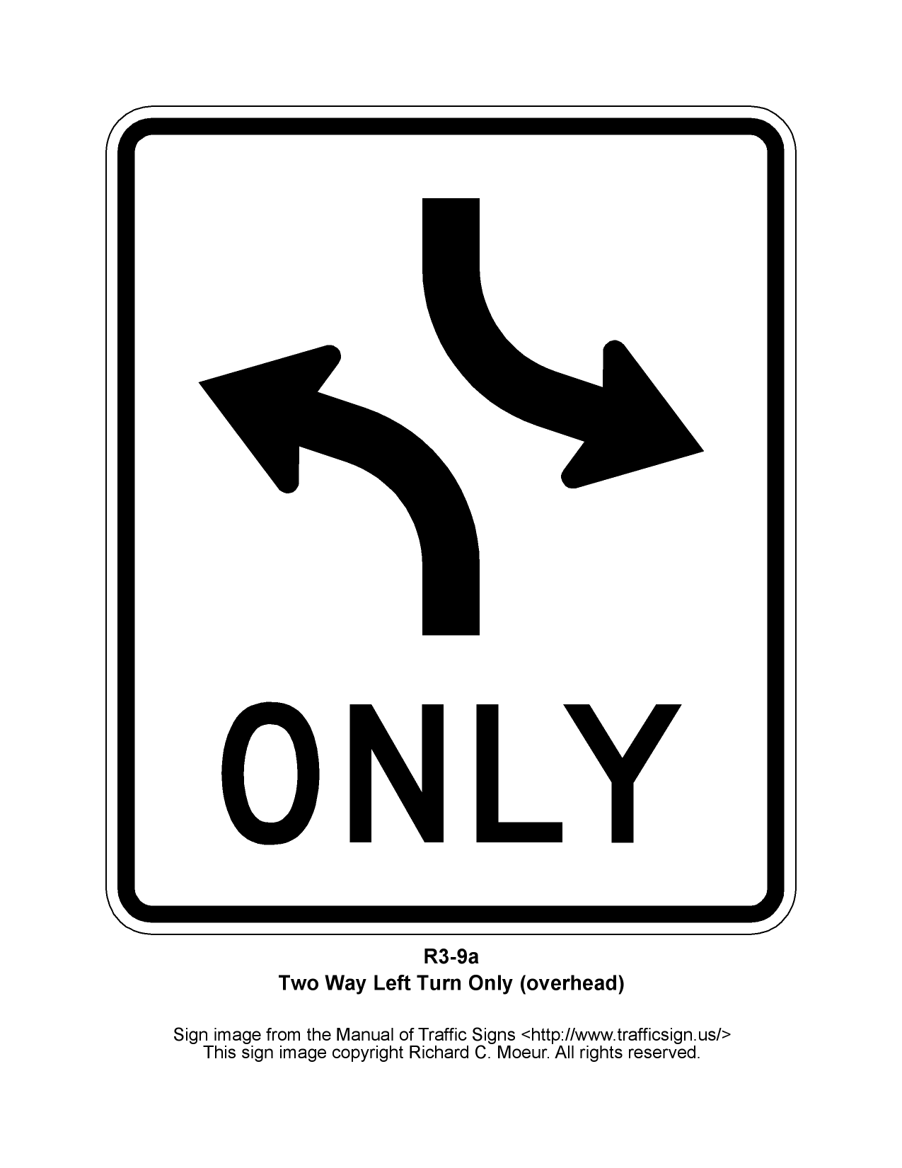 Manual of Traffic Signs - R3 Series Signs