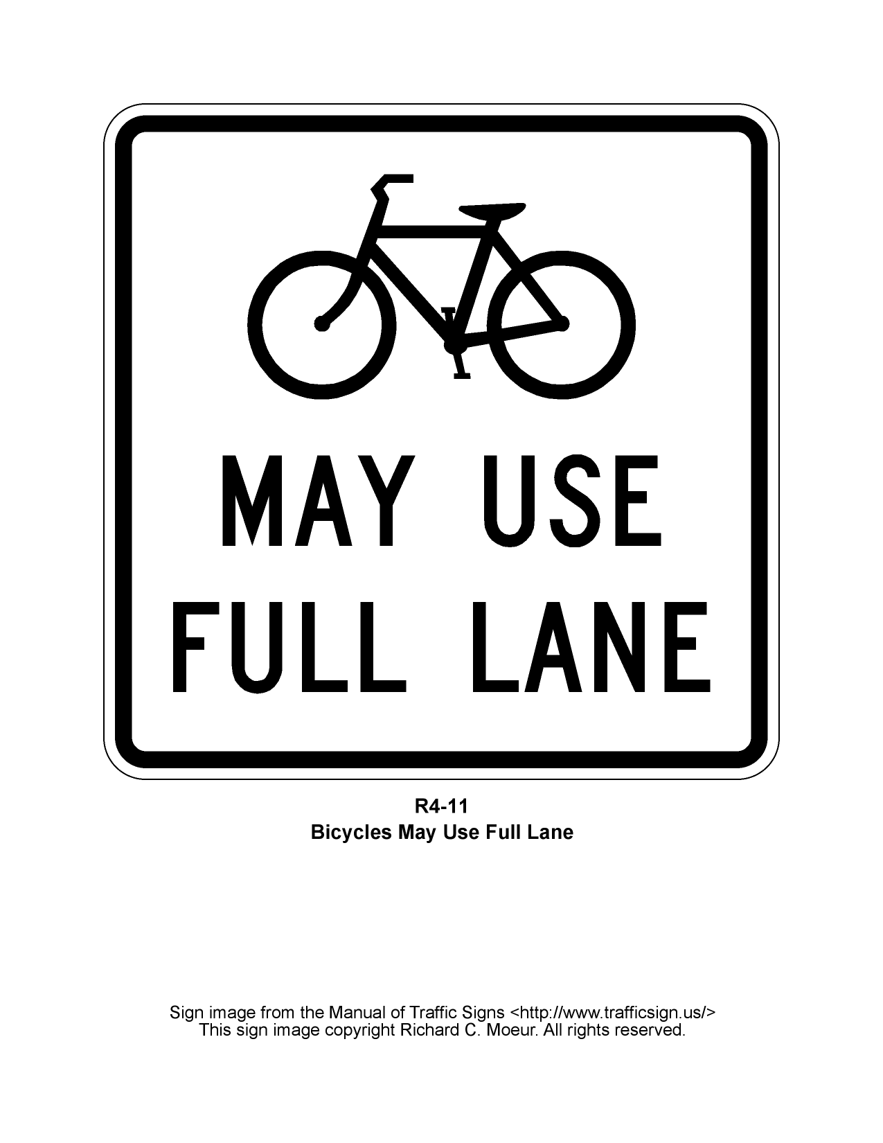 Manual of Traffic Signs - R4 Series Signs