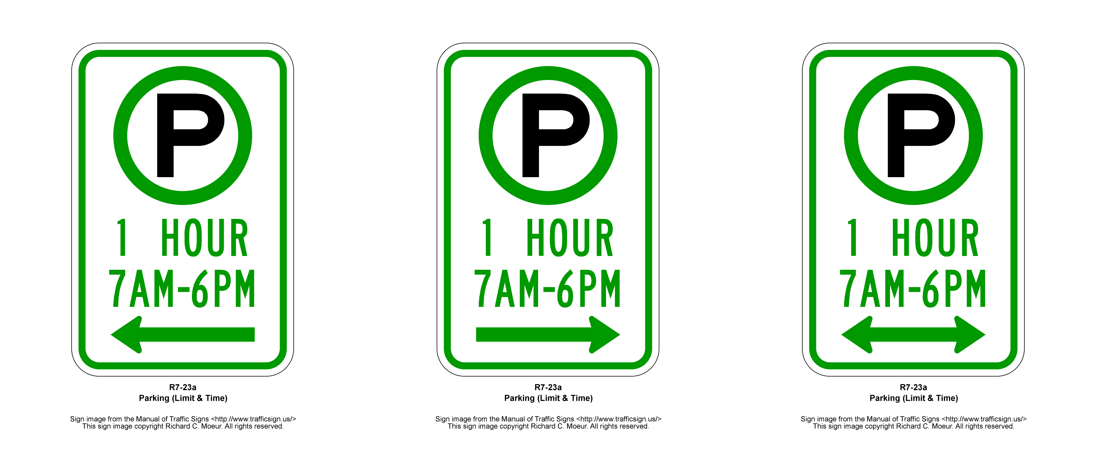 Manual of Traffic Signs - R7 Series Signs