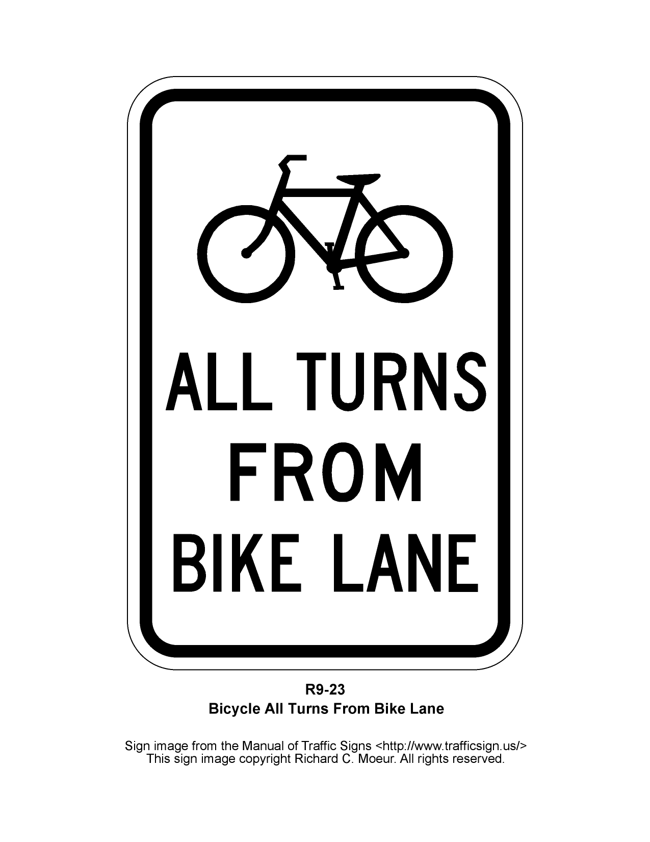 Manual of Traffic Signs - R9 Series Signs