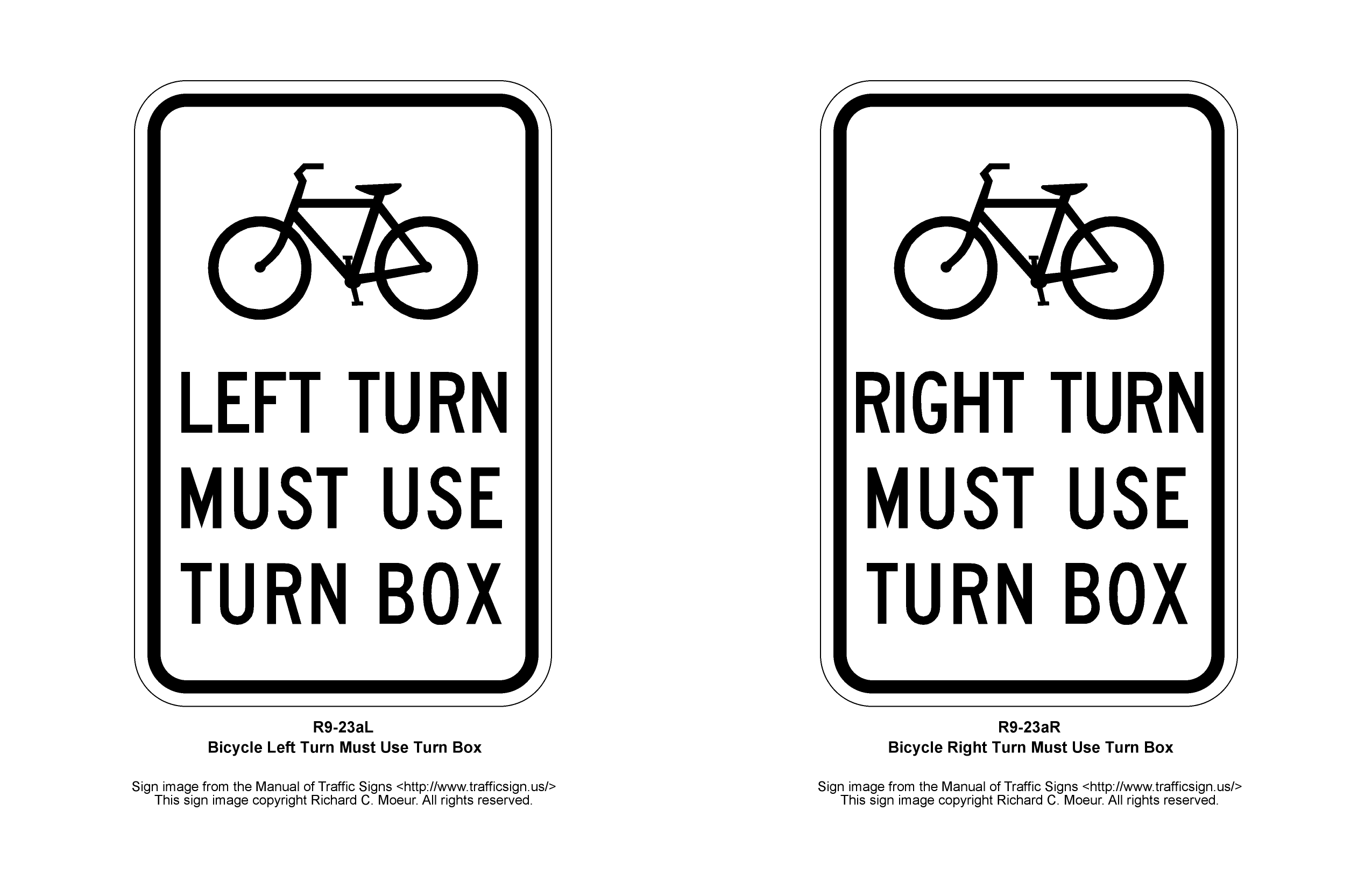 Manual of Traffic Signs - R9 Series Signs