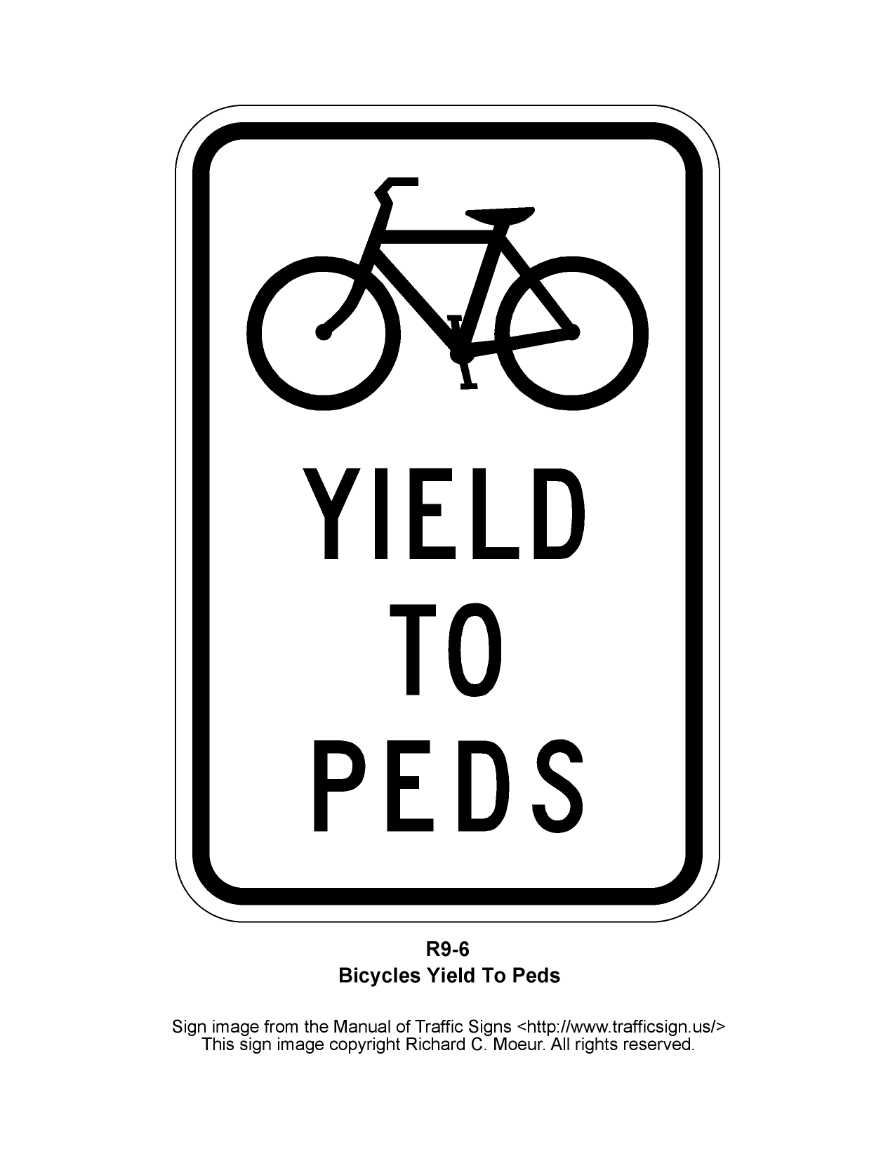 Manual of Traffic Signs - R9 Series Signs