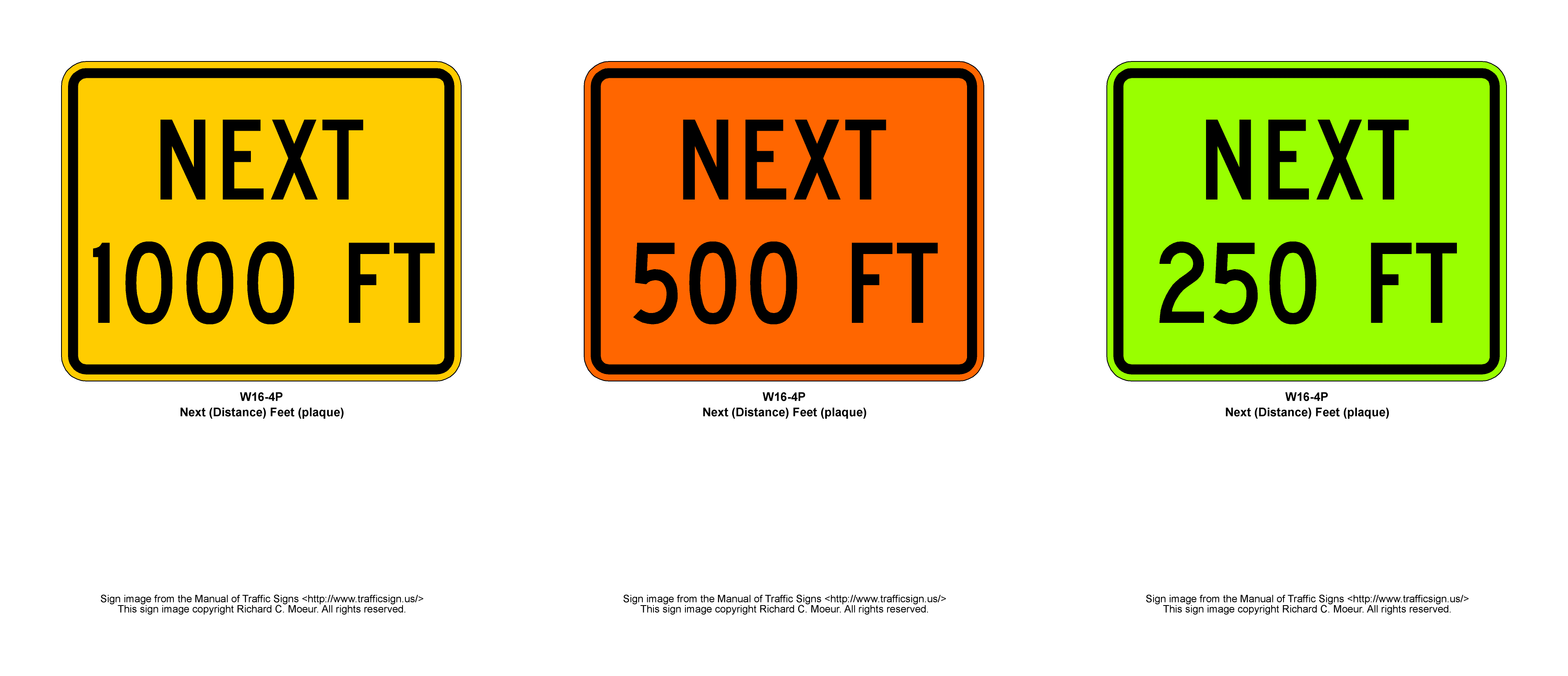 Manual of Traffic Signs - Temporary Traffic Control Signs