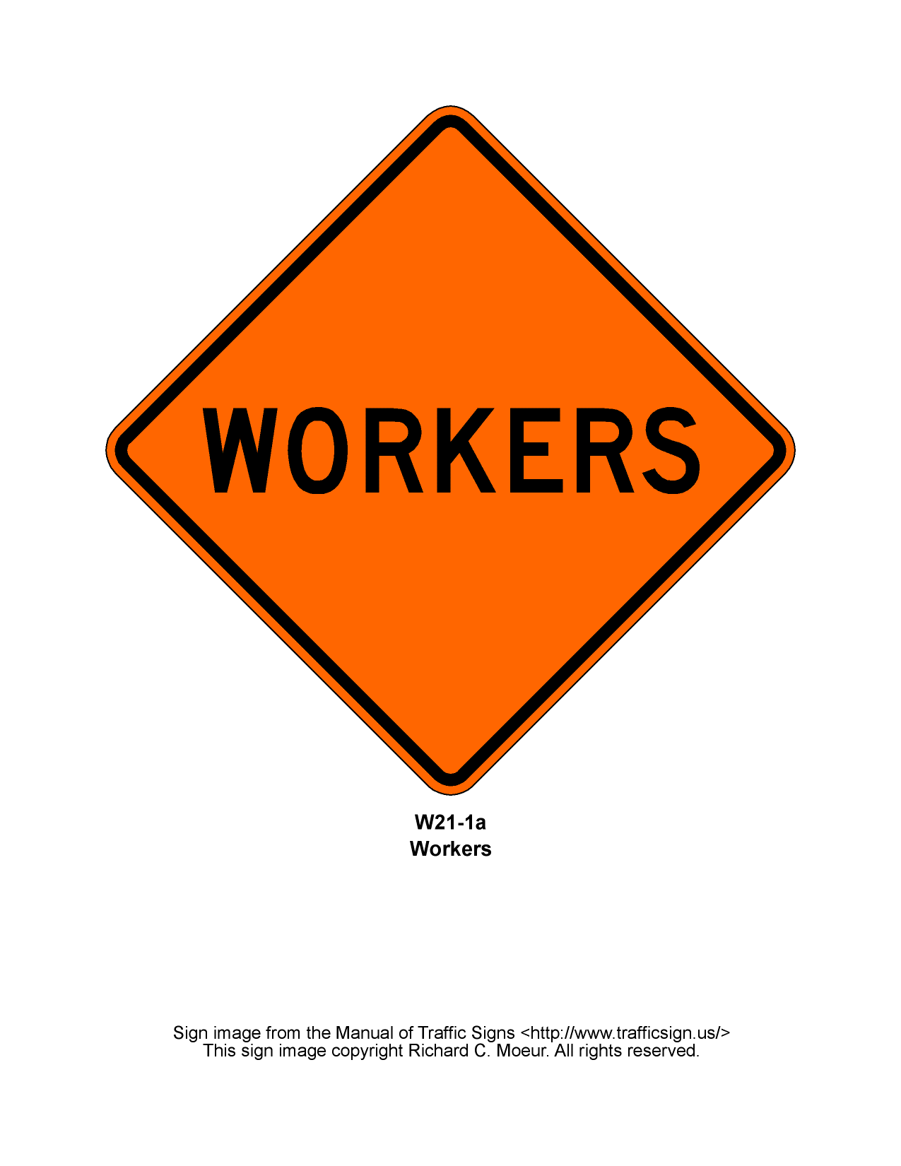 Manual of Traffic Signs - Temporary Traffic Control Signs