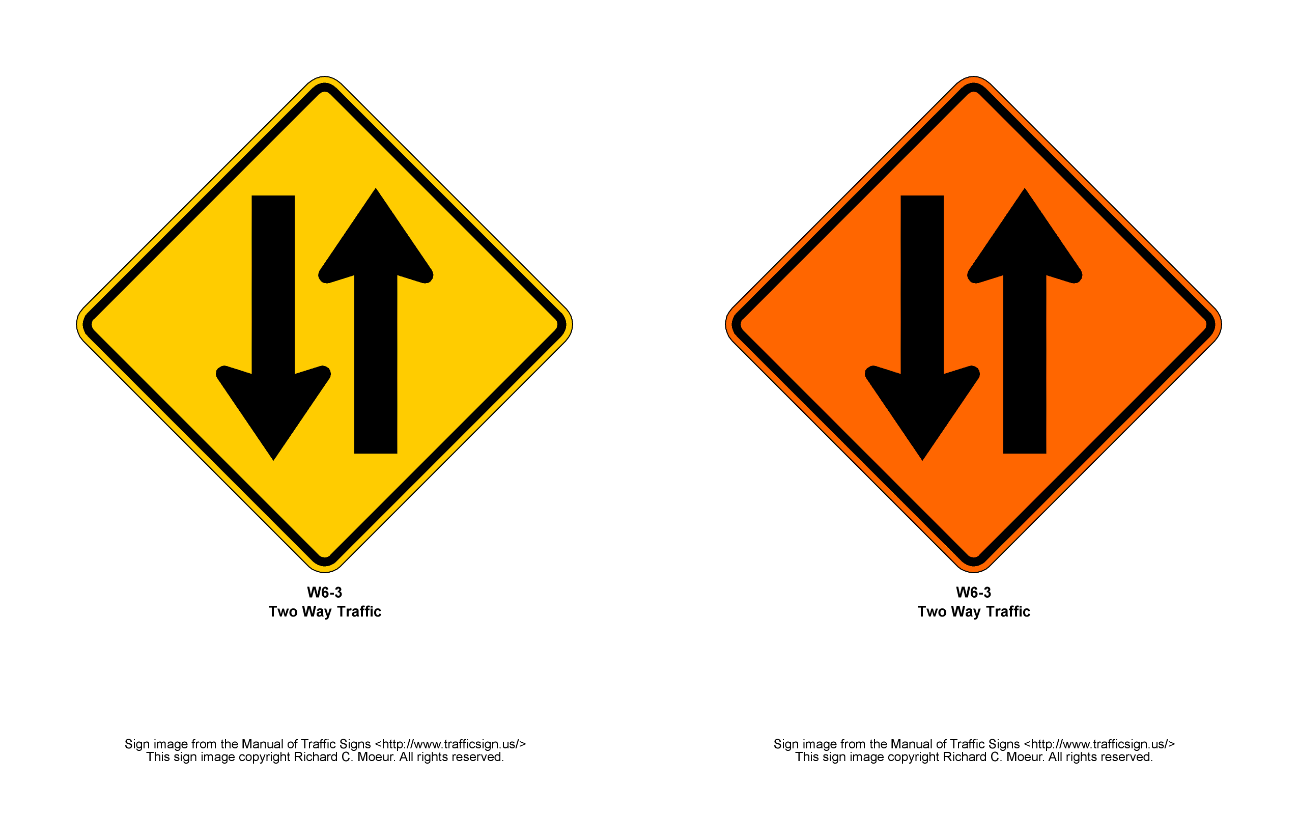 Manual of Traffic Signs - Temporary Traffic Control Signs