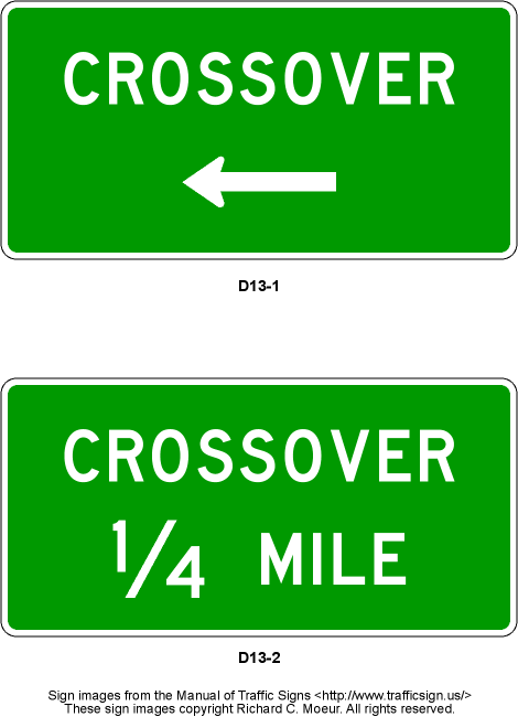 Manual of Traffic Signs - D13 Series Signs
