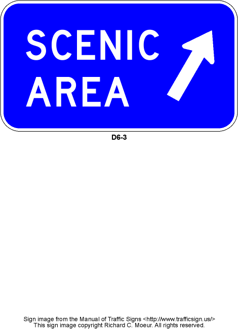 Manual of Traffic Signs - D6 Series Signs