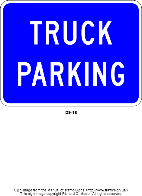 Manual of Traffic Signs - D9 Series Signs