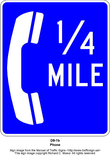 Manual of Traffic Signs - D9 Series Signs