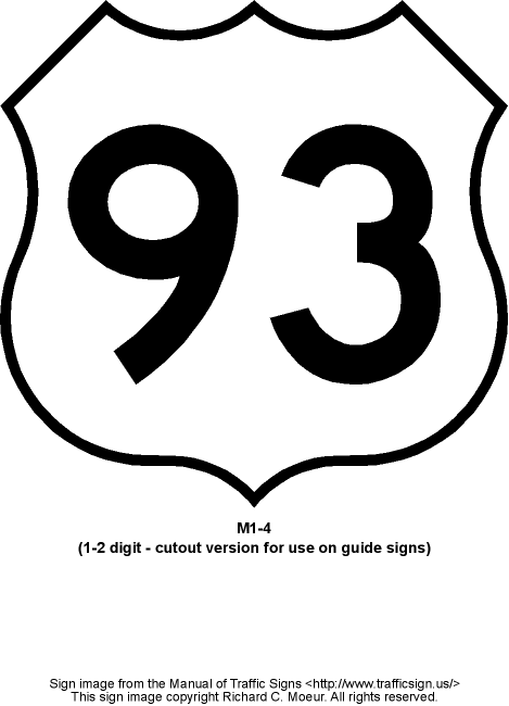 Manual of Traffic Signs - M1 Series Signs
