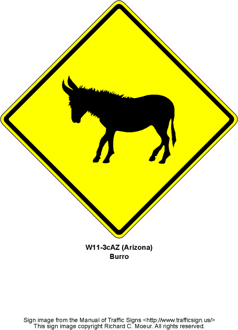 Manual of Traffic Signs - W11 Series Signs